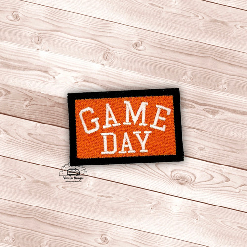 Square Game Day Patch- DIGITAL DOWNLOAD | Van Go Designs