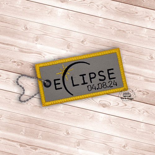 Eclipse 2024 Soft Bag Tag- DIGITAL DOWNLOAD | Van Go Designs