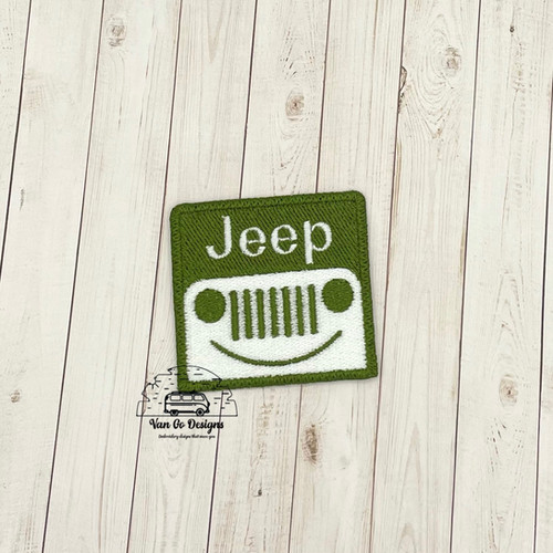 Jeep Smile Patch - DIGITAL DOWNLOAD | Van Go Designs