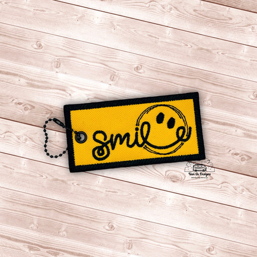 Smile Soft Bag Tag- DIGITAL DOWNLOAD | Van Go Designs