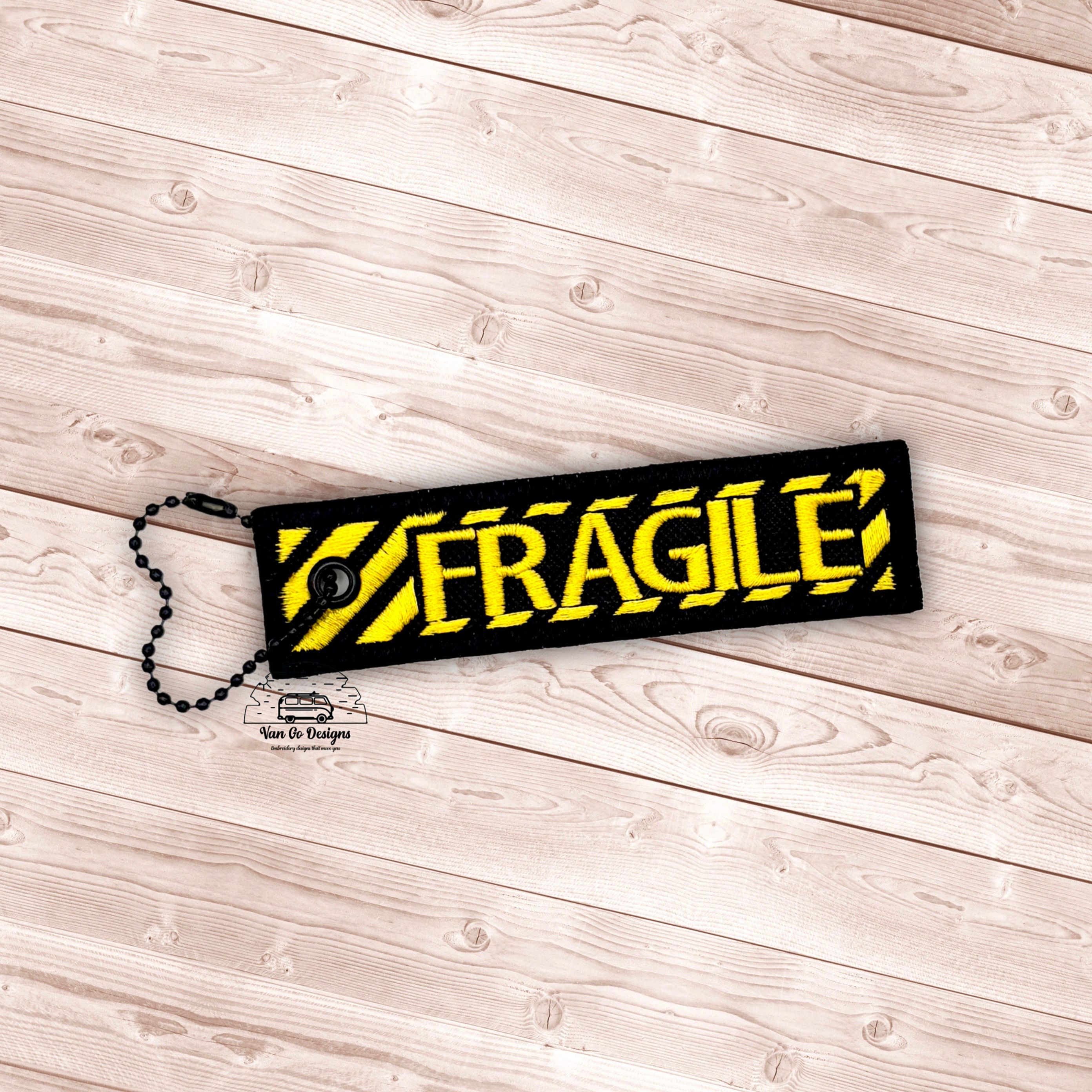4x4 Fragile Soft Key Tag- DIGITAL DOWNLOAD | Van Go Designs