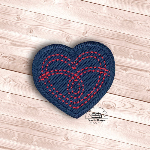Jean Pocket Heart Patch- DIGITAL DOWNLOAD | Van Go Designs
