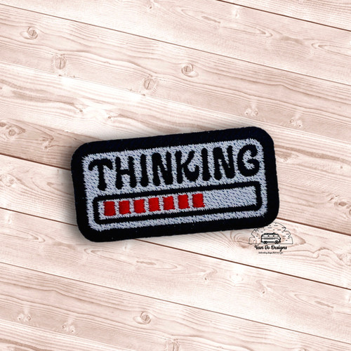 Thinking Patch- DIGITAL DOWNLOAD | Van Go Designs