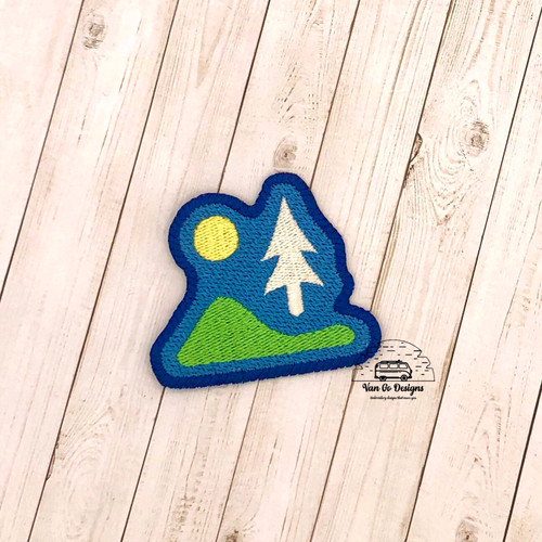 Abstract Woods Patch- DIGITAL DOWNLOAD | Van Go Designs
