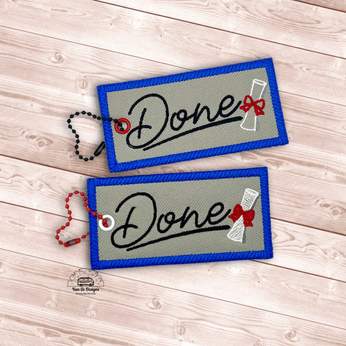 Done Grad Soft Bag Tag Set- DIGITAL DOWNLOAD | Van Go Designs
