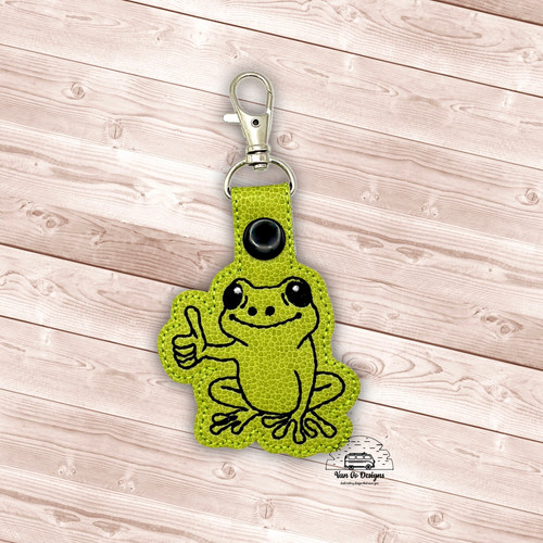 Thumbs Up Frog Snap Tag- DIGITAL DOWNLOAD | Van Go Designs