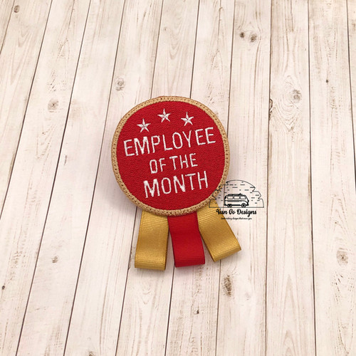 Employee of the Month Badge- DIGITAL DOWNLOAD | Van Go Designs