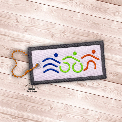 Triathlon Soft Bag Tag- DIGITAL DOWNLOAD | Van Go Designs