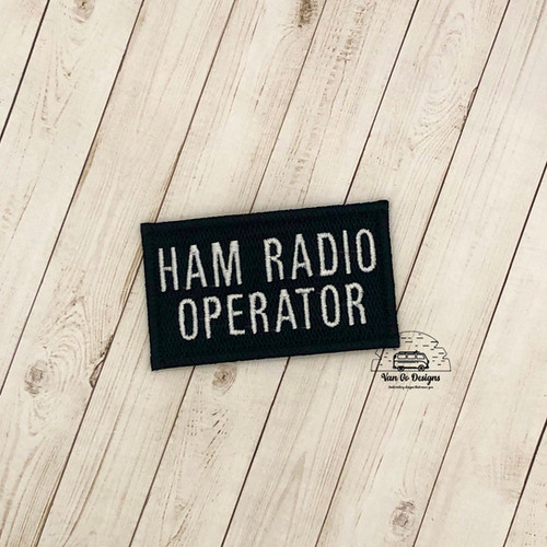 HAM Radio Operator Patch- DIGITAL DOWNLOAD | Van Go Designs