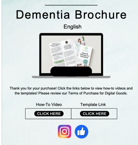 Dementia Brochure- English | TheraVolve Wellness