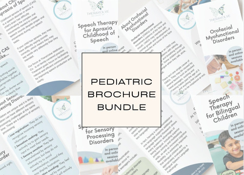 Pediatric Brochure Bundle- English | TheraVolve Wellness