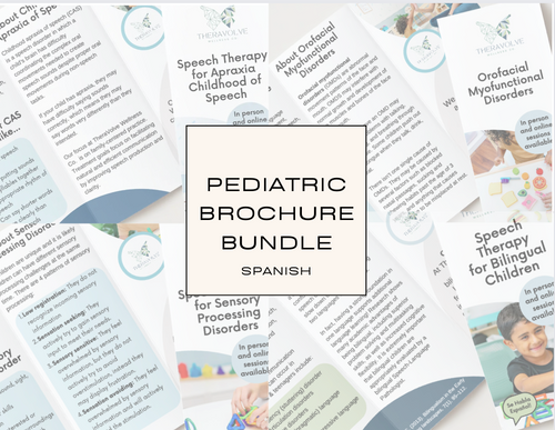 Pediatric Brochure Bundle-Spanish | TheraVolve Wellness