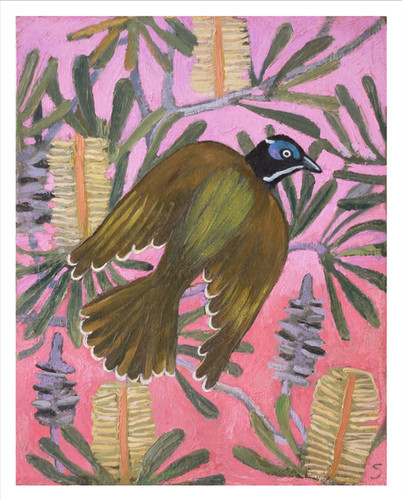 Blue-faced Honeyeater | matt-sansom-artist