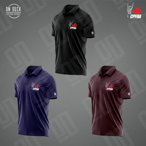 Russell Essential Polos (Printed Logo) - CPFOA 2024 | On Deck Apparel