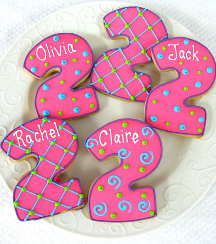 Number 2 cookies | Sunflower Baking