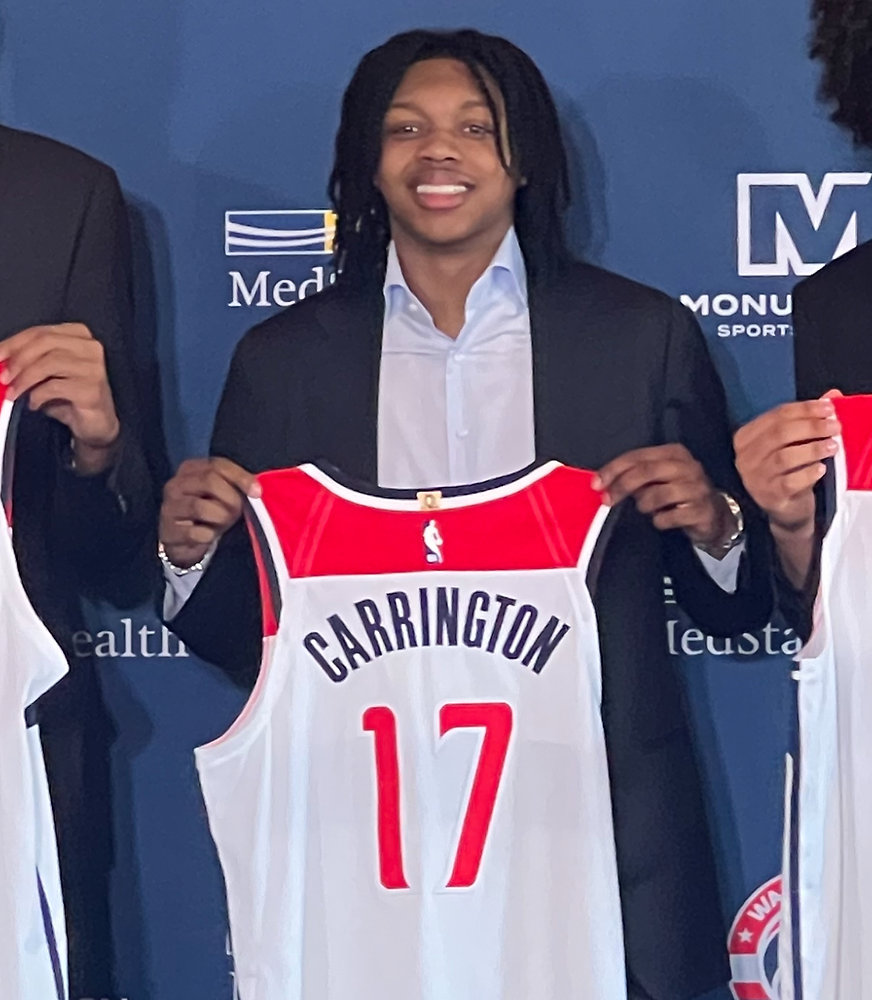 Washington Wizards 2024 Draft Pick Carlton "Bub" Carrington One on One ...
