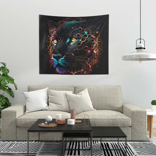 Pantera, animal de poder, colgante de pared | Fuerza, coraje y misterio ...