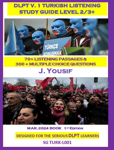DLPT V. 1 TURKISH LISTENING STUDY GUIDE LEVEL 2/3+ | Meditls.com
