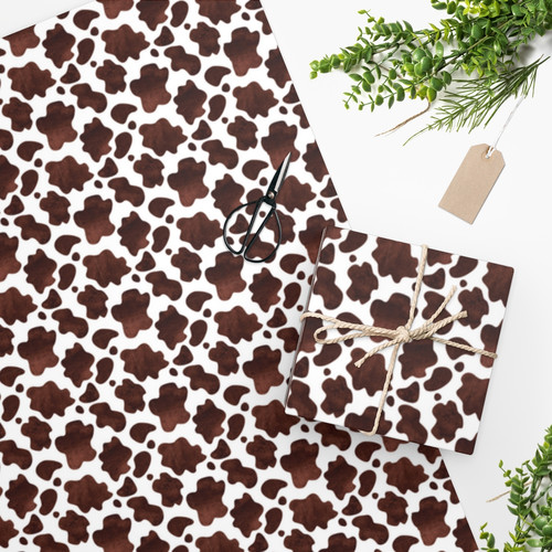 Cow Print Wrapping Paper Roll | Colormesmore