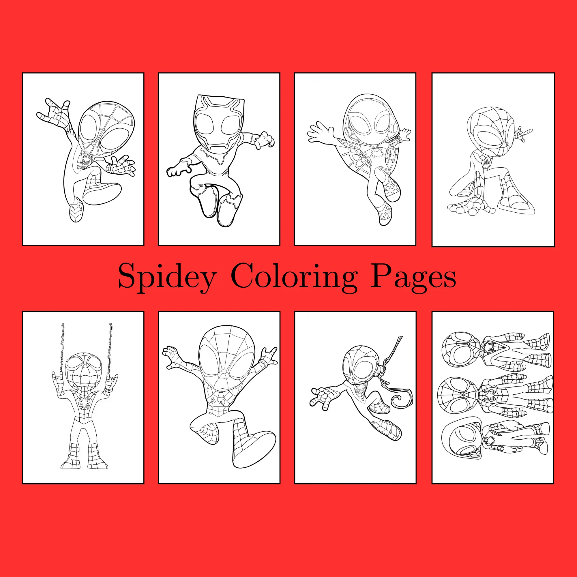 Spidey and his amazing friends coloring pages | Colormesmore