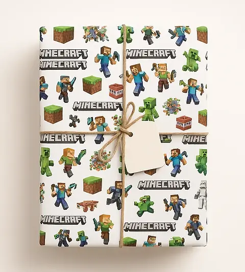 creeper gift wrap