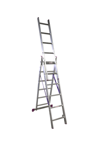 Versatile 5-in-1 Extension Ladder - Lightweight & Safe
