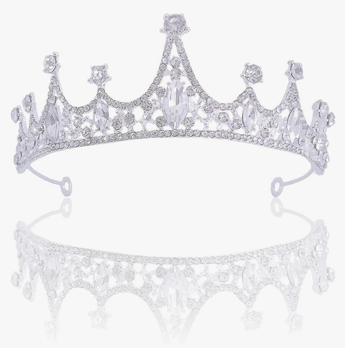 Enchanting Silver Ice Crystal Tiara | ClawaBear