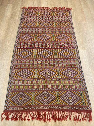 Moroccan Soumak, size 4'1"x7'9" | puffinrugs