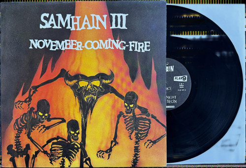 Samhain – November-Coming-Fire (1989 US Repress, VG+/VG+) | Plan 9 Records