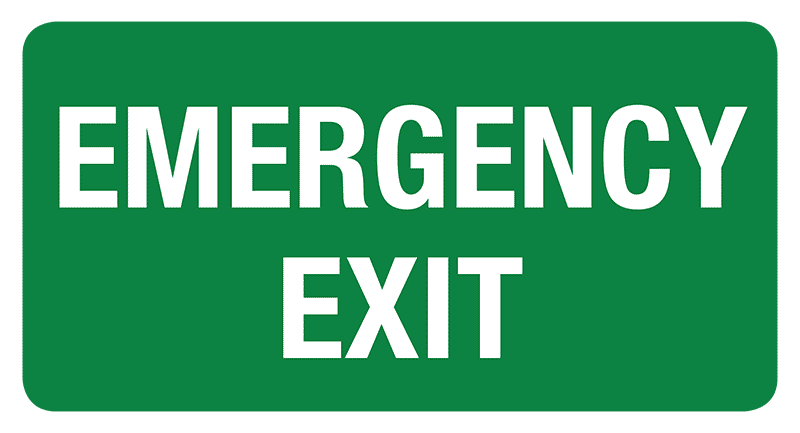 Emergency Exit | Health and Safety