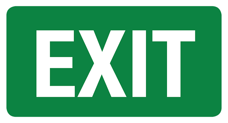 Order Online Exit Signage | ABC Health and Safety Signs | New Zealand