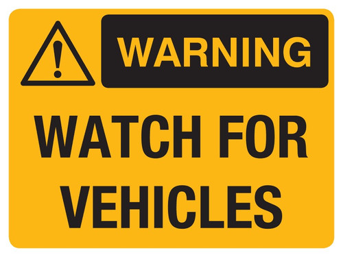 Warning Watch For Vehicles | Health and Safety