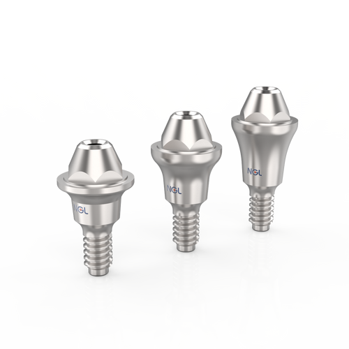 MegaGen AnyRidge Compatible Straight Multi Unit Base Height=1.5mm/2.5mm ...