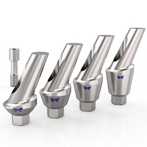 Zimmer 3.5 Connection 25° Anatomic Angle Abutment 1-4mm height | NGL ...