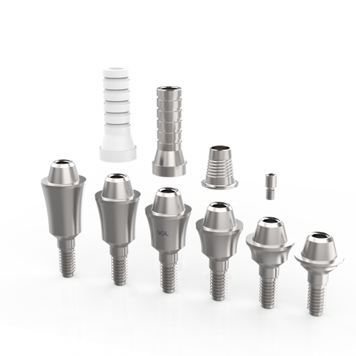 Zimmer 3.5 Compatible/NGL Straight Multi-Unit base 1-7mm with sleeve/Ti ...