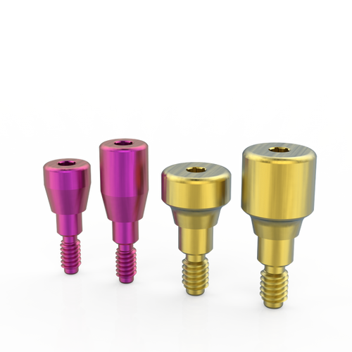 Nobel Active NP/RP Compatible Connection Healing Abutment with anodize ...