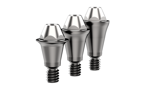 Osstem Regular Compatible Straight Multi Unit Base Height=1mm/2mm/3mm ...