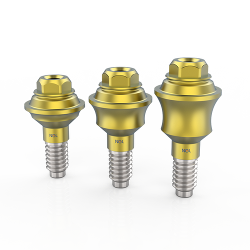 MIS Seven Standard Platform Compatible Concave Straight Multi-Unit Base ...