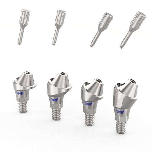 Osstem Regular Compatible Angle Multi Unit Base with metal holder | Mysite