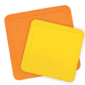Rubber Squares, Size: 9 inch, Set of 6 colors | Carolina Singapore