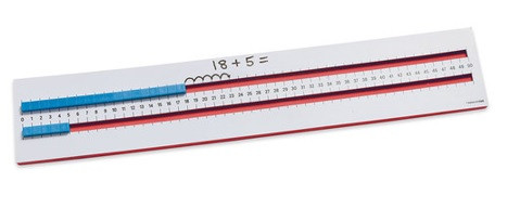 Base 10 Dual Number Line - 4 in. x 21 in. | Carolina Singapore