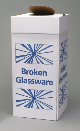 Large Glass Disposal Boxes, Floor Model, Pack of 6 | Nantah Capital 2022