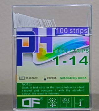 Universal Indicator Paper and Chart, Box of 100 pieces | Carolina Singapore