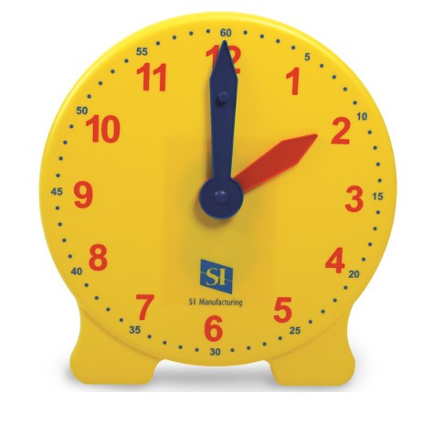 Classroom Clock: Teacher Clock - 12-13/16 in. dia. | Carolina Singapore