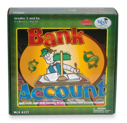Bank Account Game | Carolina Singapore