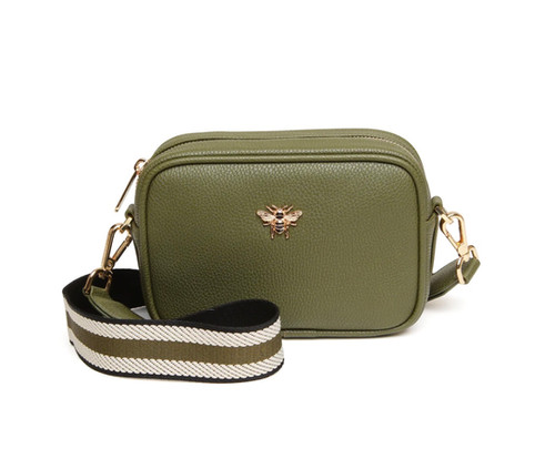 Alice Wheeler - Sage Mini mayfair with webbing strap | TishTashLondon