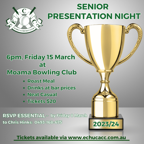 Ticket to Senior Presentation Night | My Site