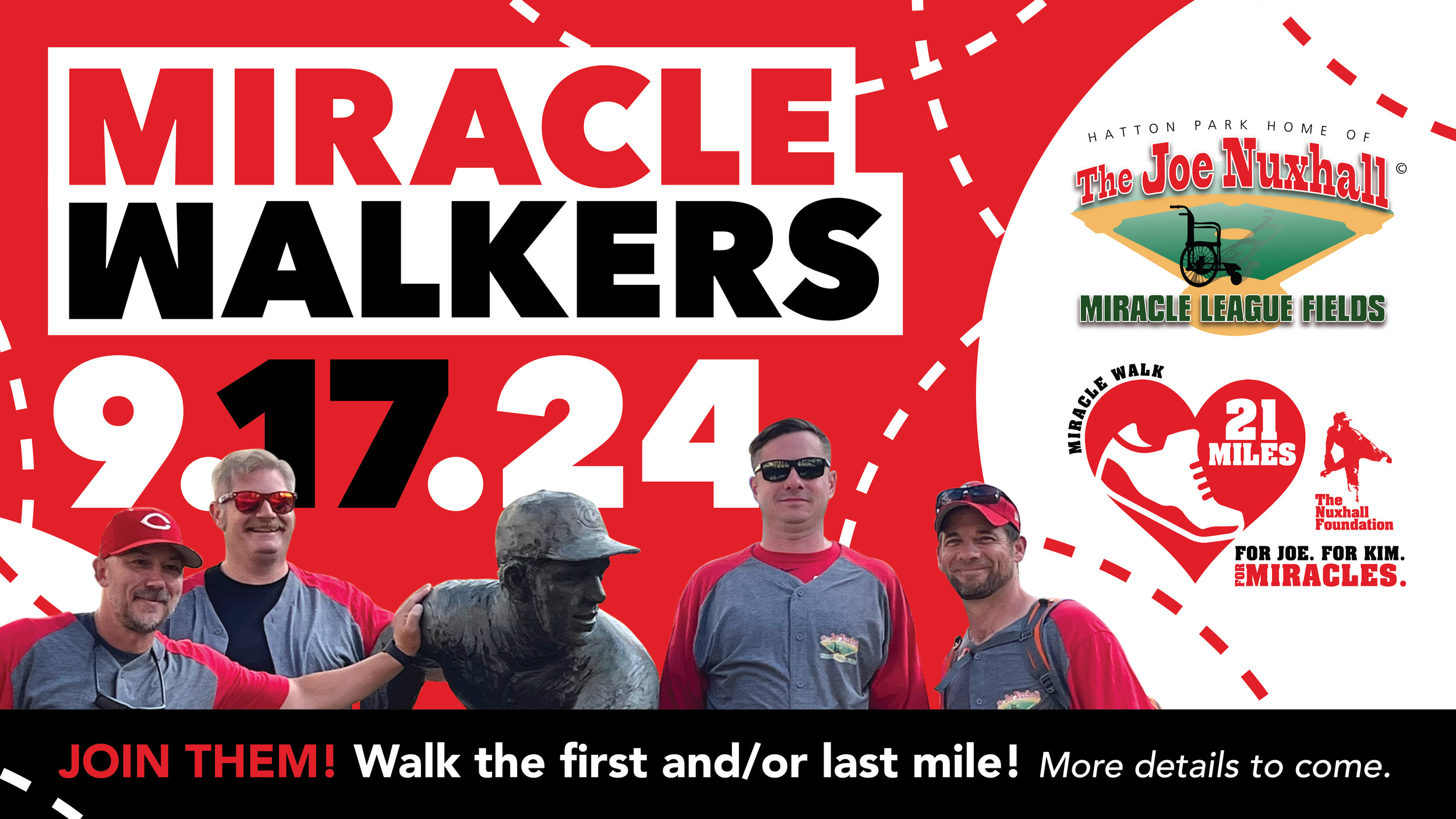 Miracle Walkers Gear Up for 21-Mile Trek to Support Nuxhall Miracle League