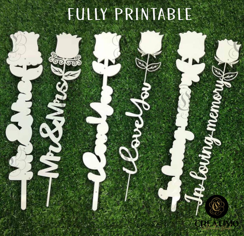 Fully Printable MDF Roses | CREATIMO