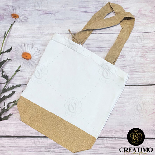 JUTE TOTE BAG 38 x 41 cm | CREATIMO